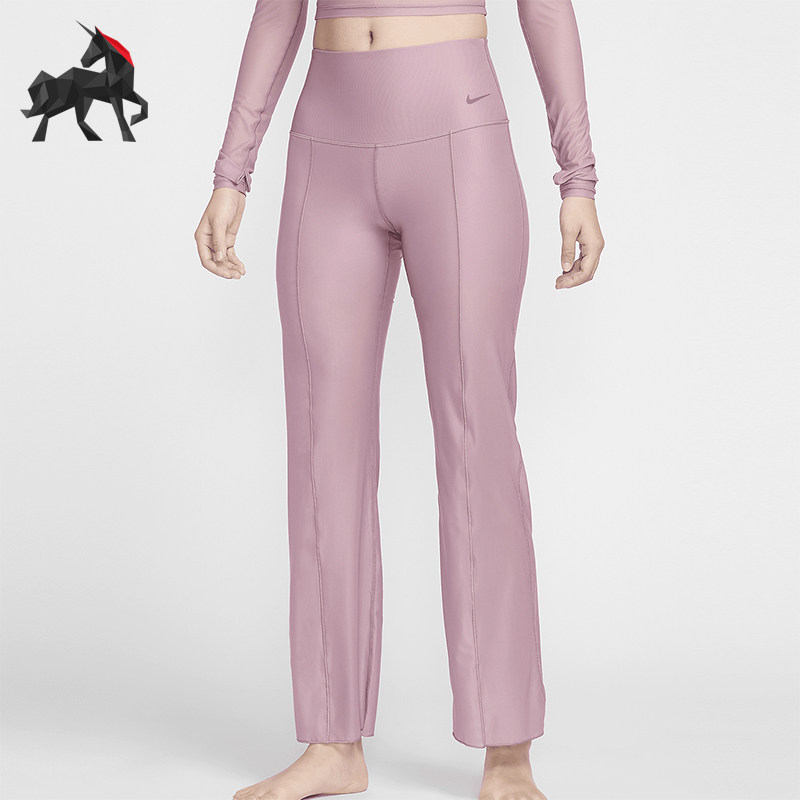 Nike/耐克正品Zenvy Sheer女士透气训练瑜伽长裤FV7895-523