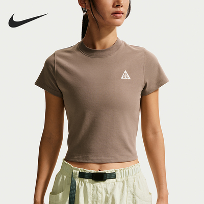 Nike/耐克正品ACG Dri-FIT 女士透气休闲经典短袖T恤II7284-214