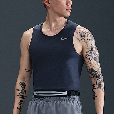 Nike/耐克正品2025男士训练圆领套头透气跑步背心T恤DV9322-437
