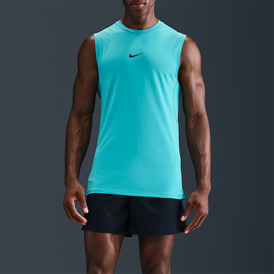 Nike/耐克PRO DRI-FIT 男士健经典身T恤透气无袖背心FB7924-345