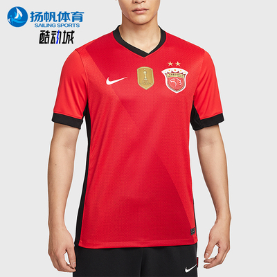 Nike/耐克正品Dri-FIT男士运动经典轻盈足球球衣T恤HM6177-600