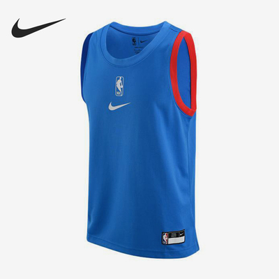 Nike/耐克正品运动男士圆领透气休闲复古无袖背心DR2275-435