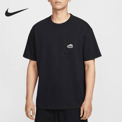 Nike/耐克正品新款男士简约休闲运动圆领短袖T恤HJ0575-010