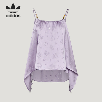 Adidas/阿迪达斯正品女士新中式透气时尚休闲背心T恤LD6442
