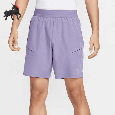 Nike/耐克正品Dri-FIT男士网球宽松简约经典休闲短裤FZ9323-527