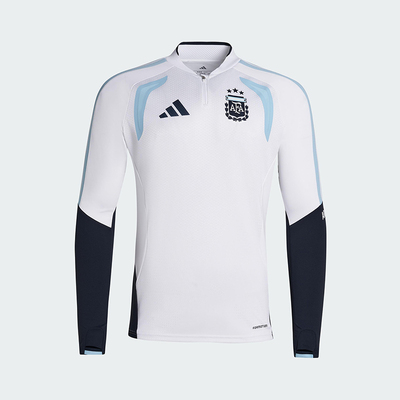 Adidas/阿迪达斯正品2025冬季款男士套头立领拼接足球上衣JZ5969