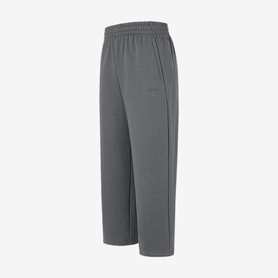 Adidas阿迪达斯正品男子直筒保暖透气松紧系带运动长裤KF9648