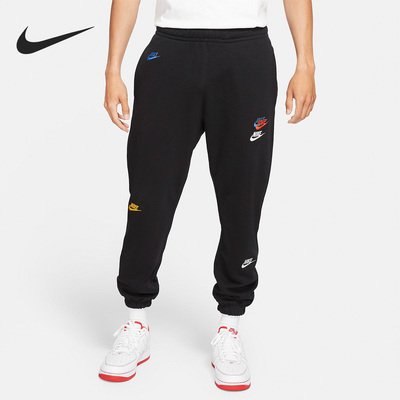 耐克男子宽松透气运动针织长裤