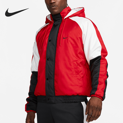 Nike/耐克正品秋冬新款男士拼接保暖篮球训练棉服DQ6199-657