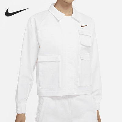 Nike/耐克正品当季新款女子翻领休闲运动夹克外套 CZ8900-100