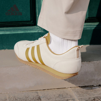 Adidas/阿迪达斯官方正品VS JOG 2.0 男女款复古时尚休闲鞋JS4443