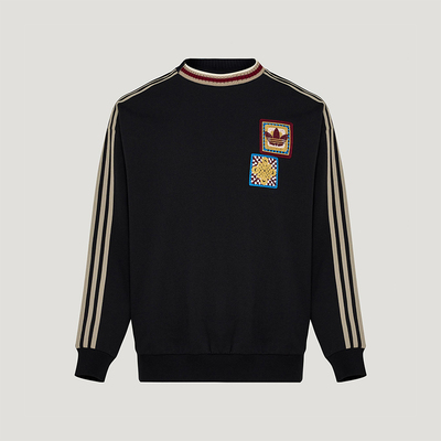 Adidas/阿迪达斯正品三叶草男女透气圆领新年款运动卫衣KU1422