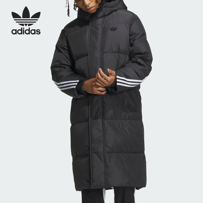 阿迪达斯正品男子防风羽绒服