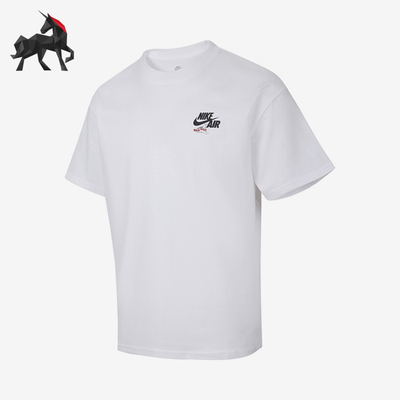 Nike/耐克正品Swoosh男士新款透气休闲经典运动短袖HQ9276-100