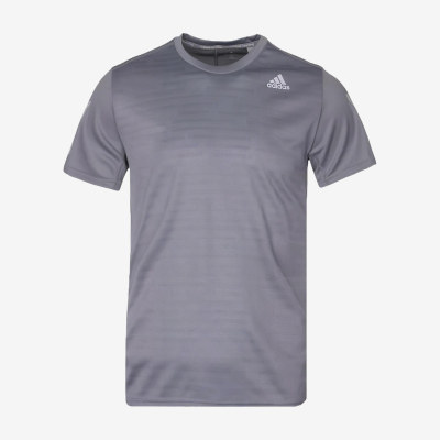Adidas阿迪达斯正品男圆领透气修身纯色休闲套头短袖T恤BP7421