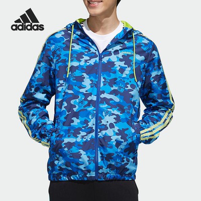 Adidas/阿迪达斯正品neo M RADIO W WB 男子运动连帽外套 FU3596