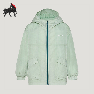 Adidas/阿迪达斯正品LK UB JKT 小童拒水运动夹克外套LE9691