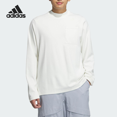 Adidas/阿迪达斯正品2025春季男士简约休闲宽松套头衫JM0954