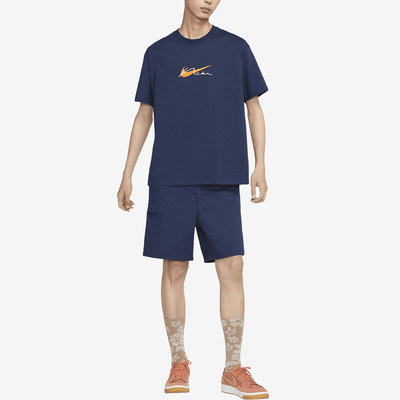 Nike耐克正品男款圆领套头印花运动日常穿着短袖T恤DV9141-410