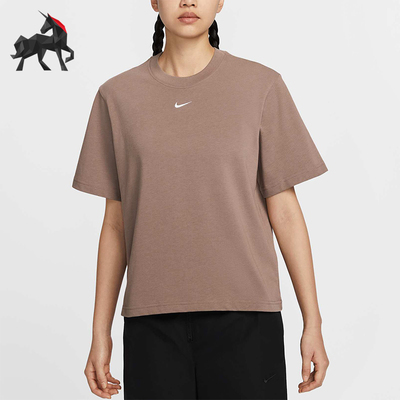 耐克女士透气运动休闲宽松短袖