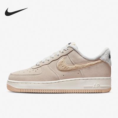 Nike/耐克正品Air Force 1女子加绒保暖运动板鞋DQ7583-001