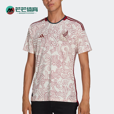 Adidas/阿迪达斯正品男士徽标Logo印花经典运动短袖足球T恤HD9313