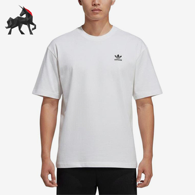 Adidas/阿迪达斯正品男士运动休闲透气圆领套头短袖T恤KG6364