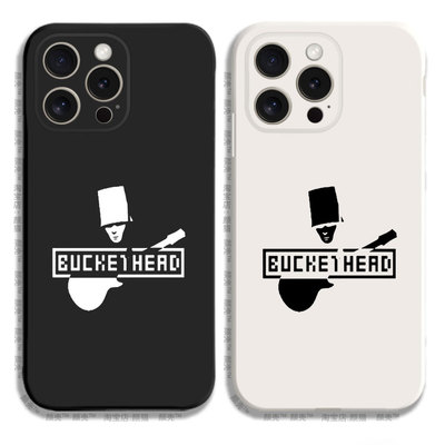 buckethead 摇滚 枪花13手机壳12适用iphone13PRO苹果15maxr红米K60一加ace小米14液态IQOO11硅胶VIVOX90全包