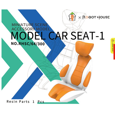 RHSC64300 1/64比例汽车座椅车库场景道具微型模型模型