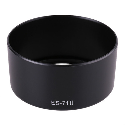 适用佳能ES-71II卡口遮光罩EF 50MM /1.4 USM镜头 50-1.4遮光罩