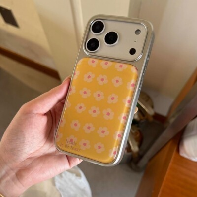 ins韩系复古花花日记电镀银磁吸适用苹果iPhone16promax手机壳1312pro小米1415Pro华为mate60p70三星S23防摔