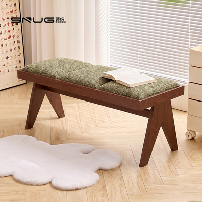 SNUG中古实木长凳白蜡木换鞋凳