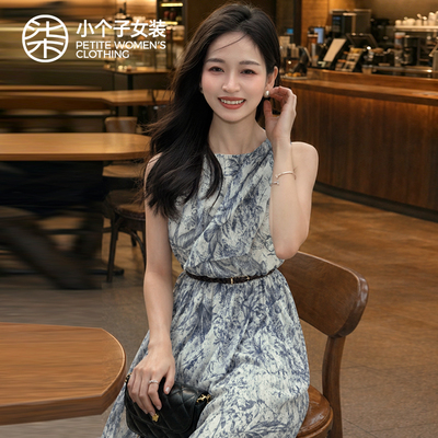 柒量一裁小个子夏季连衣裙