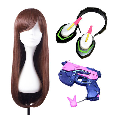 米粒宋安娜cos耳机假发道具武器