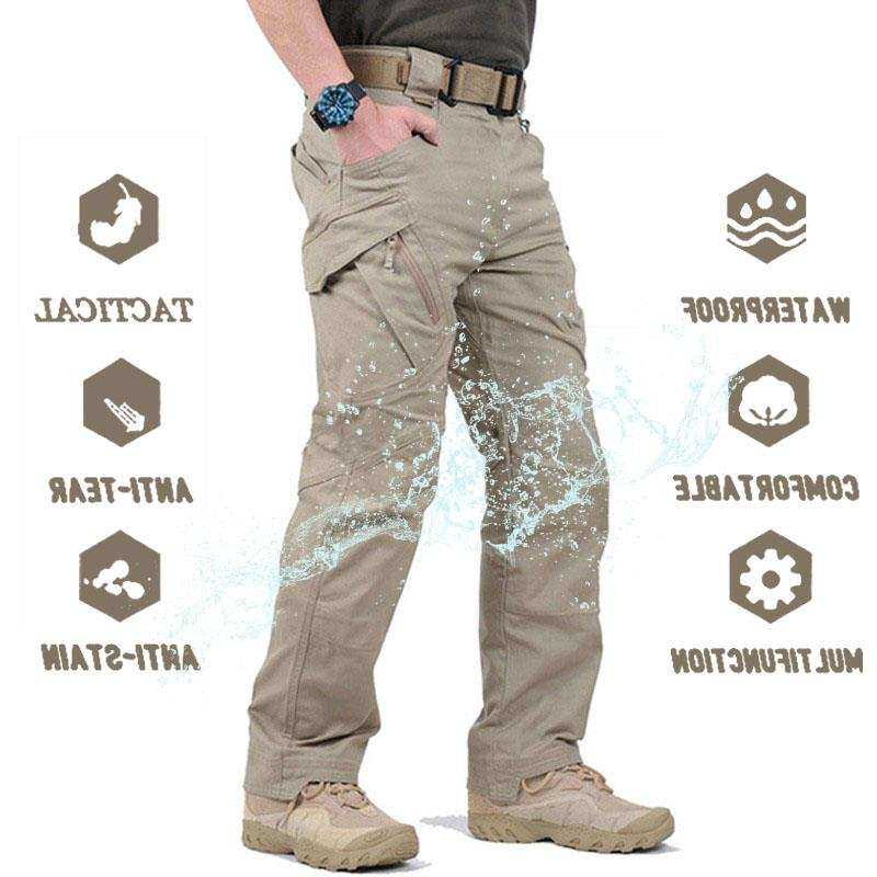 Military Tactical Pants Men Multi-pocket SWAT Combat Army Tr_虎窝淘