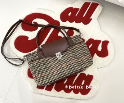 BottleBunny羊毛呢托特包