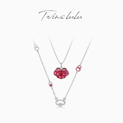 TWINS LULU时尚轻奢风AB色项链TSJ7752