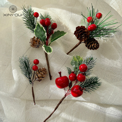 心悠圣诞节藤圈装饰材料