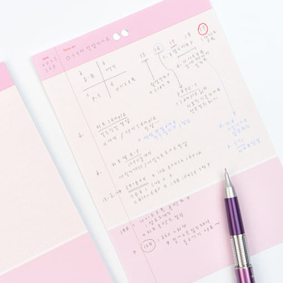 韩国正品ANALOG KEEPER 大号便签本记录册拍纸本每日集中记事纸