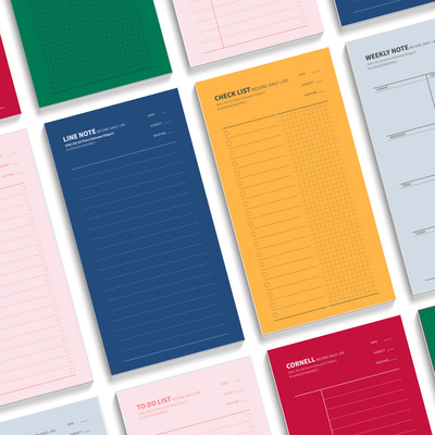 iplaybox日本 口袋本便携短期周计划本速记本核对清单待办记事本