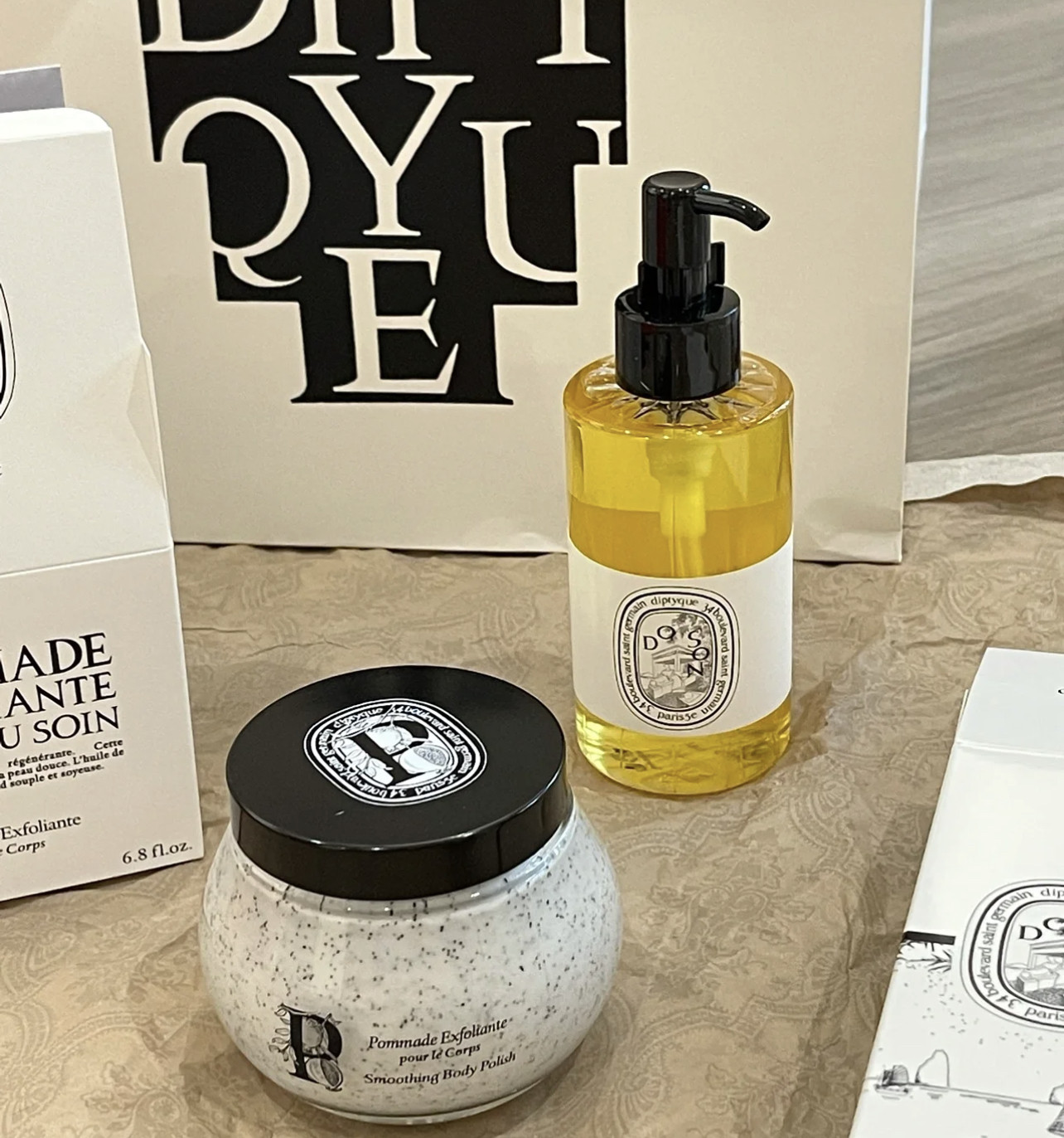 现Diptyque蒂普提克杜桑沐浴油doson水中影感官无花果沐浴露200ml_虎窝淘