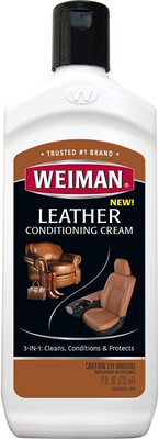 美国代购Weiman 3 in 1 Deep Leather Cleaner & Conditioner Cre