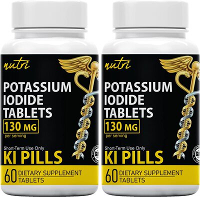 美国代购(2 Pack) Potassium Iodide Tablets 130 mg - (120 Tabl