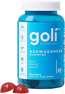 美国代购Goli® Ashwagandha & Vitamin D Gummy - 60 Count - Re