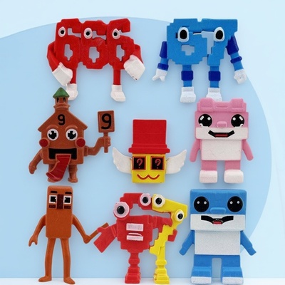 跨境steal a brainrot虚拟世界偷脑虫公仔手办67数字粉蓝鲨鱼玩偶