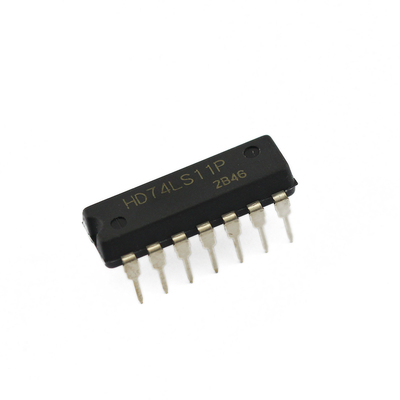 HD74LS11P 直插 74LS11 TTL 3输入端3与门 DIP-14 全新原装 芯片