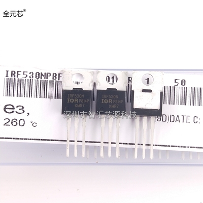 IRF530N 直插TO220 17A100V 场效应MOS管 IRF530NPBF N沟道