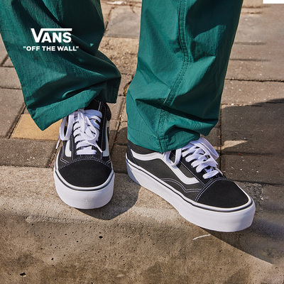 厚底增高女鞋板鞋Vans范斯官方