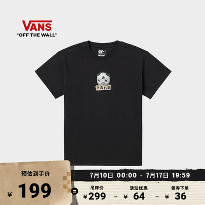 Vans范斯官方女子短袖T恤小猪
