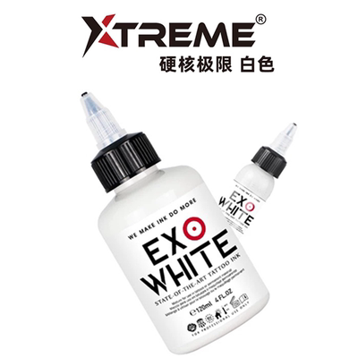 进口极限白色原装刺青色料墨水高光亮白水性易于上色细腻杰艺纹身